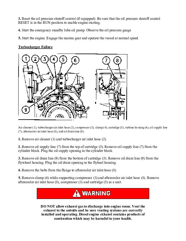 Caterpillar 3408 & 3412 Diesel Marine Engine Operation & Maintenance ...