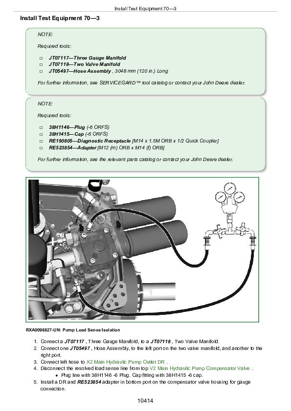 John Deere 8320RT, 8345RT and 8370RT (8RT) Tractors workshop Diagnosis ...